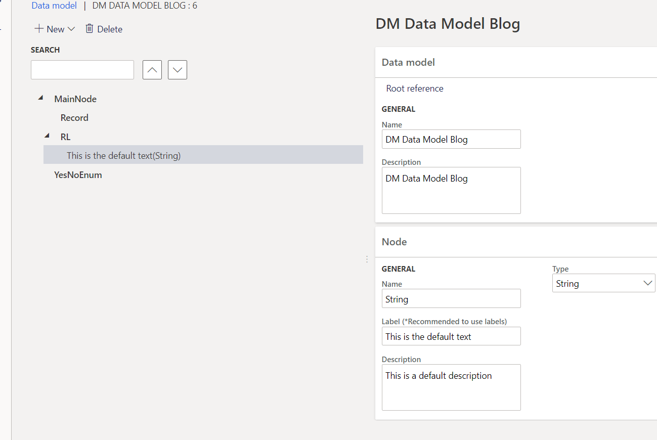 Electronic Reporting in Depth, Data models – Dynamics Manuals