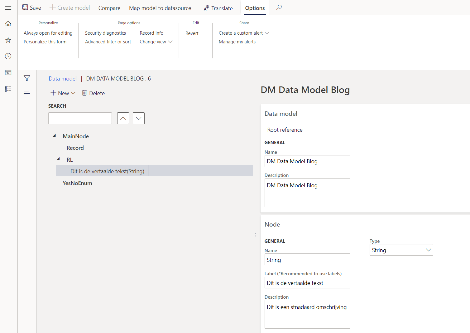 Electronic Reporting in Depth, Data models – Dynamics Manuals