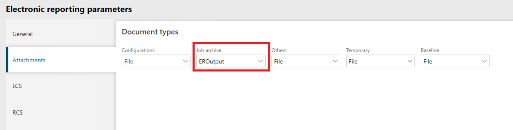Destinations and Sources in Electronic Reporting – Dynamics Manuals