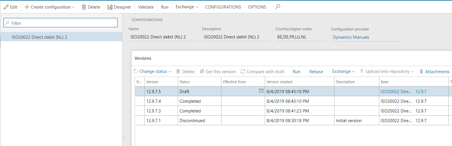 Versioning Localization And Structure In Electronic Reporting Dynamics Manuals